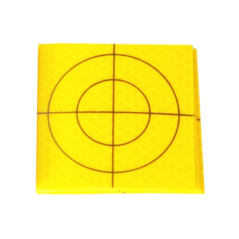 Pack of 20 Yellow (20x20mm) Reflective Survey Targets - Claytis